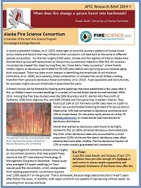 Fire science research in Alaska at UAF’s Long-Term Ecological Research ...